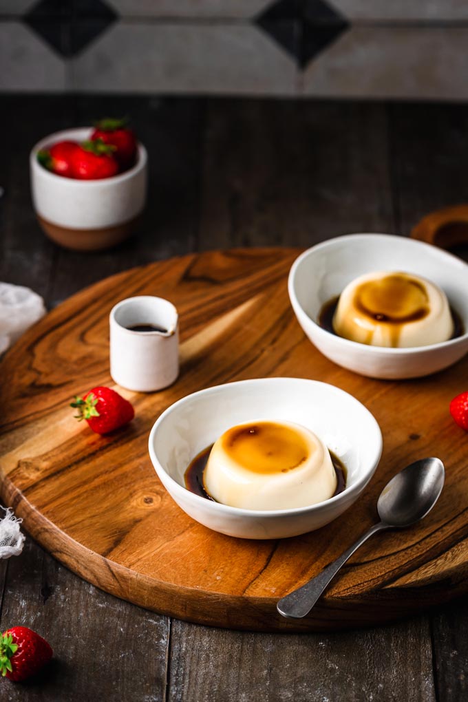 5-Ingredient Vegan Panna Cotta (small-batch) - Barrel Leaf 桶子葉