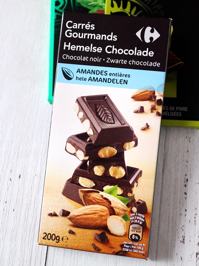 【家樂福 Carrefour】整粒杏仁黑巧克力, 西洋梨巧克力, 薄荷巧克力片 Chocolate Taste Test Reviews ...
