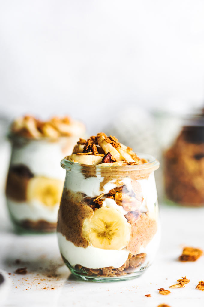 健康全素香蕉太妃派百匯 (無麩質) Vegan Banoffee Pie Parfait - Barrel Leaf 桶子葉